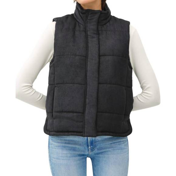 BE COOL | Jackets & Coats | New Be Cool Brushed Knit Puffer Vest In ...